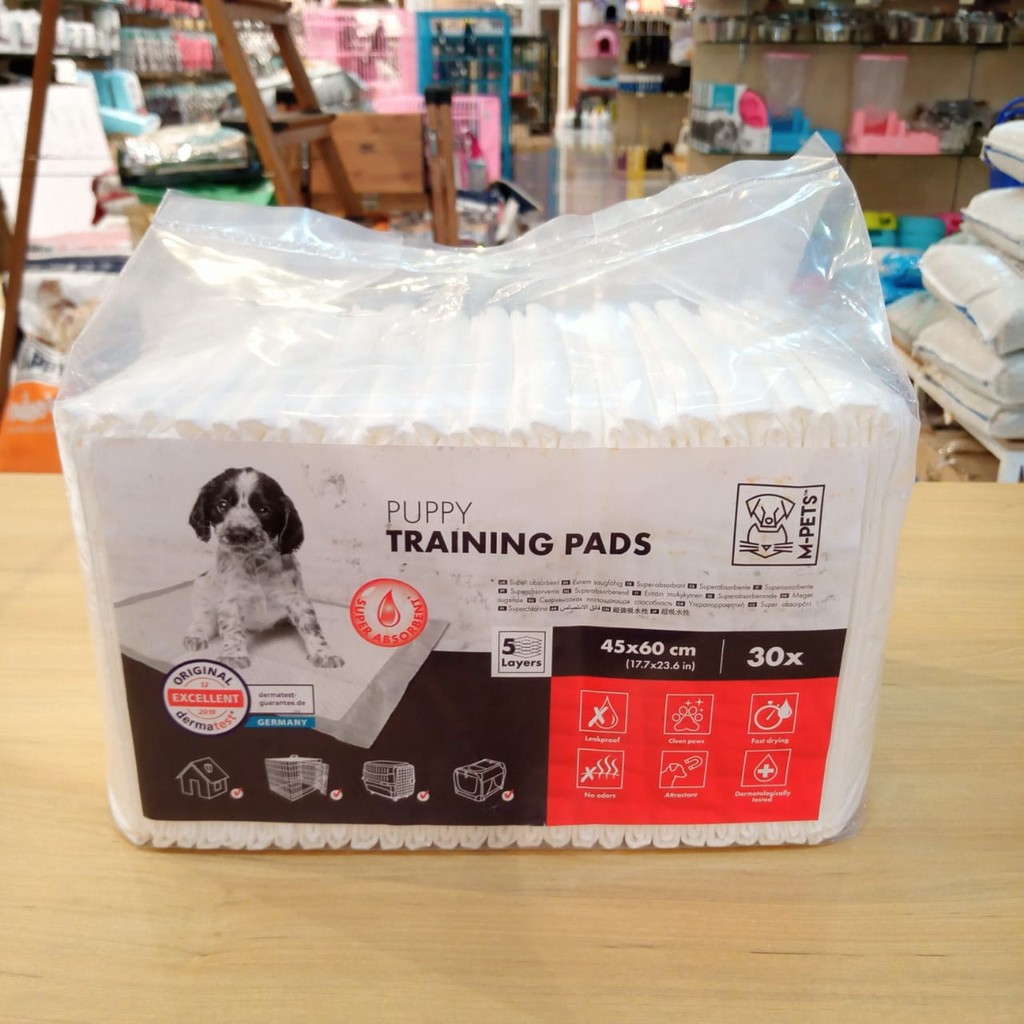 Jual Puppy Training Pads M-PETS Basic 45x60cm 30pads Training Pads (Lavender) | Shopee Indonesia
