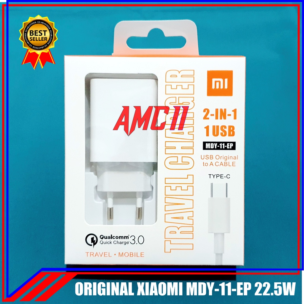 Jual Charger Xiaomi Redmi 9T ORIGINAL 100% 22,5 Watt Fast Charging Type ...