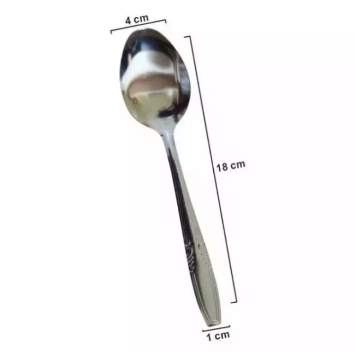 Jual Sendok Makan Stainless Steel Harga Satuan dan Lusinan | Shopee ...