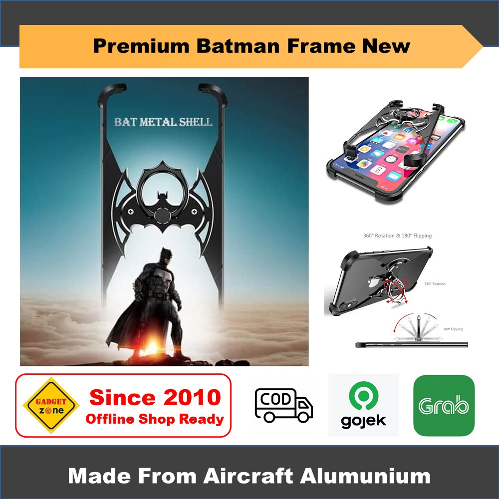 Jual iPhone XR/11 12 13 14 15 Pro Max Mini Casing New Batman Frame Case ...