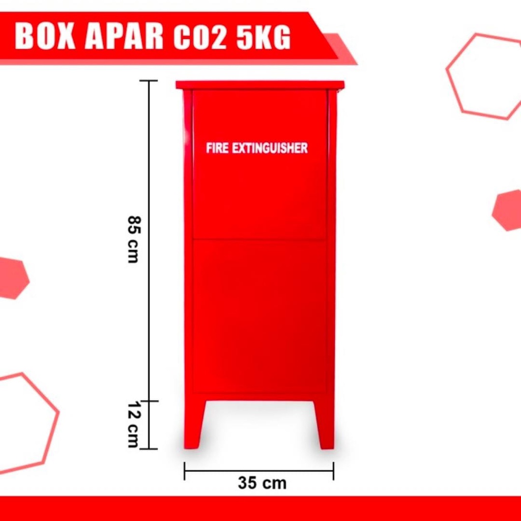 Jual Box APAR CO2 UK. 5 kg Dengan Kaki | Shopee Indonesia