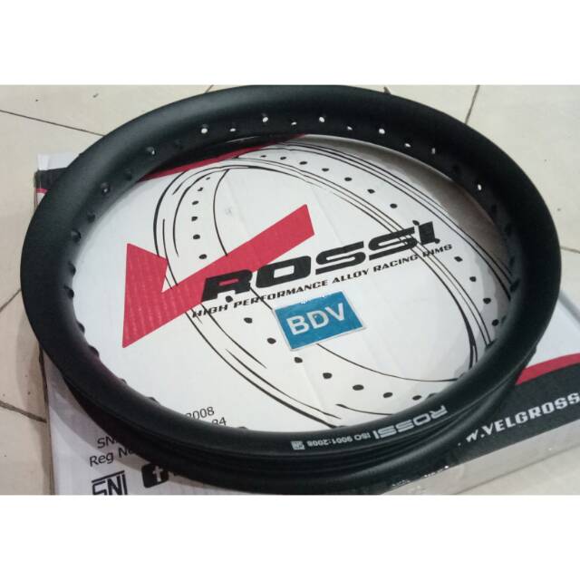 Jual Velg Rossi 160 X 17 U Shape Hitam Blast/ Doff (160 Ring 17 ...