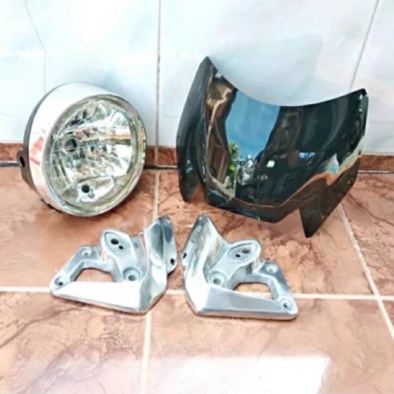 Jual visor dan lampu depan headlamp barong tirev tiger revo MP GL 100 ...