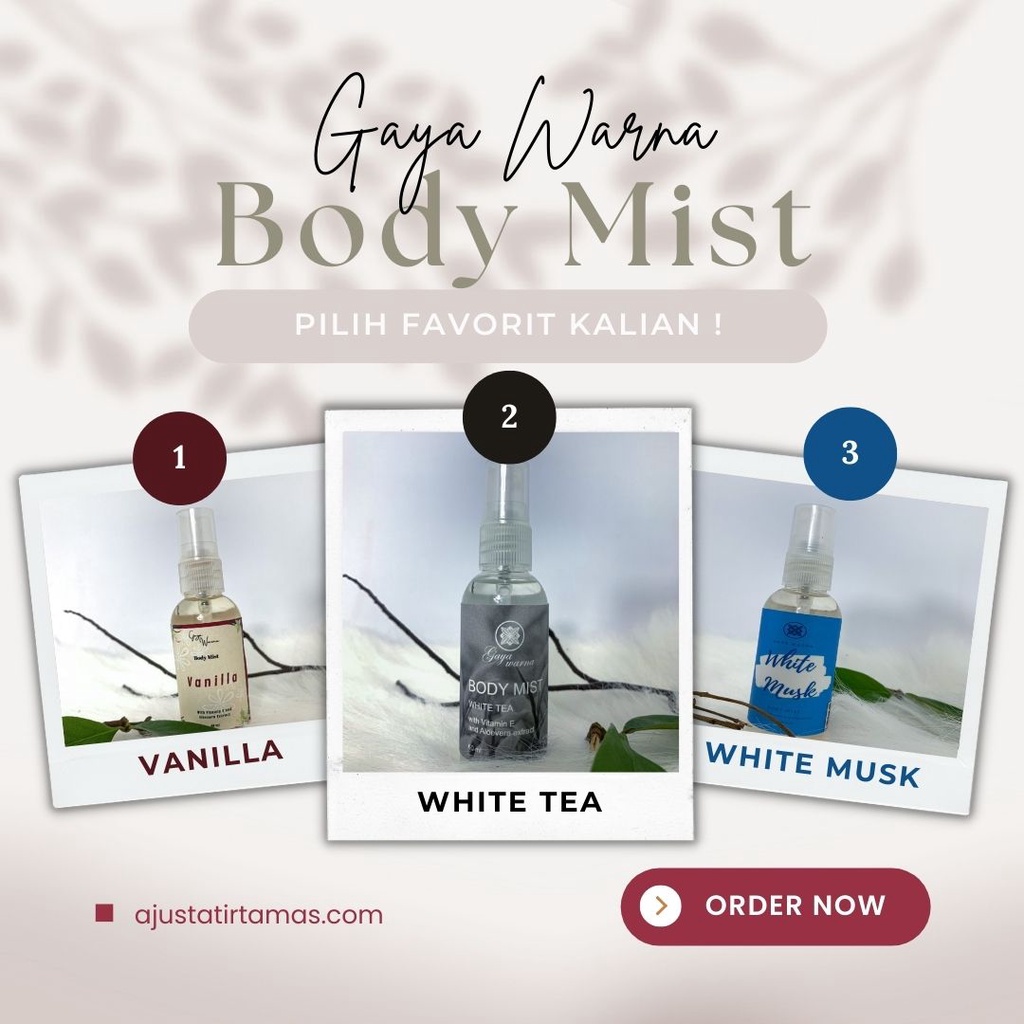 Jual BODY MIST SHIMMER FRESH GAYA WARNA BALI PARFUM BADAN SPRAY TAHAN ...