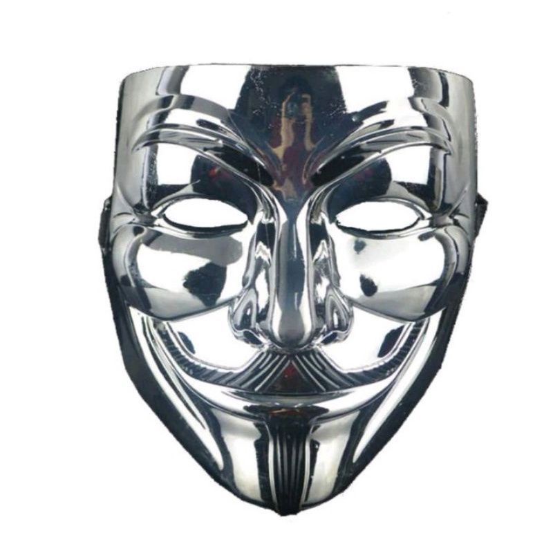 Jual Brownshope⭐topeng hacker silver&gold limited edition | Shopee ...