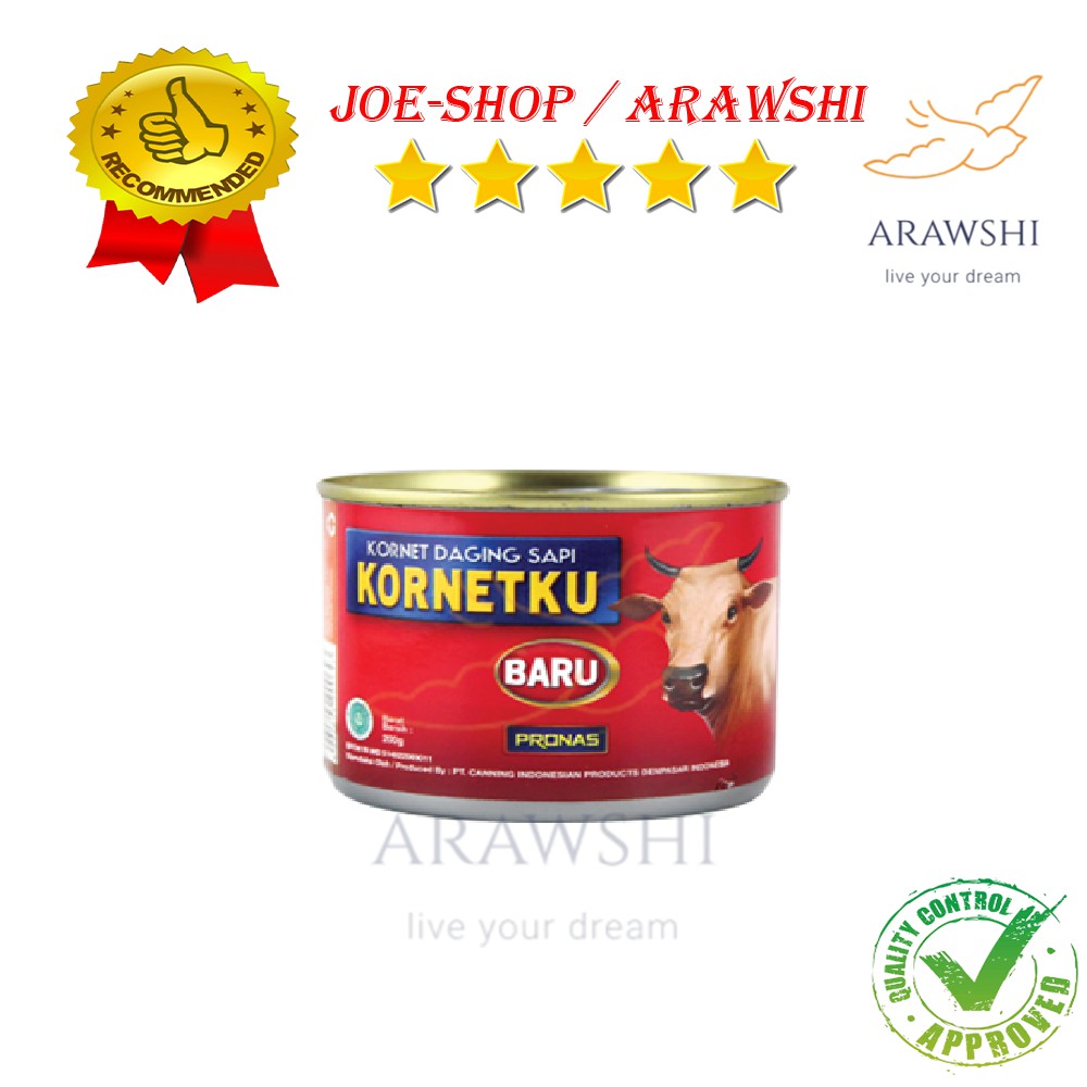 Jual PRONAS CORNED BEEF KORNETKU KLG 200g | Shopee Indonesia