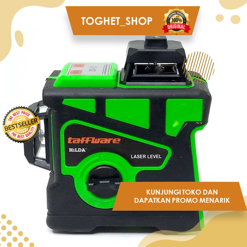 Jual Laser Level Alat Mesin Penggaris Laser Persisi Akurat 12 Buah ...