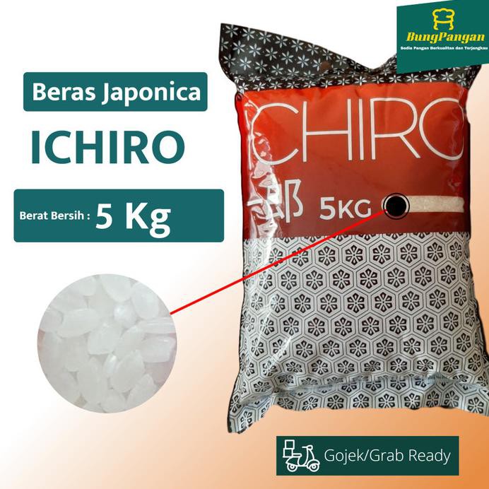 Jual BERAS JEPANG / JAPONICA ICHIRO 5 KG ( SUSHI BENTO ONIGIRI DLL ...