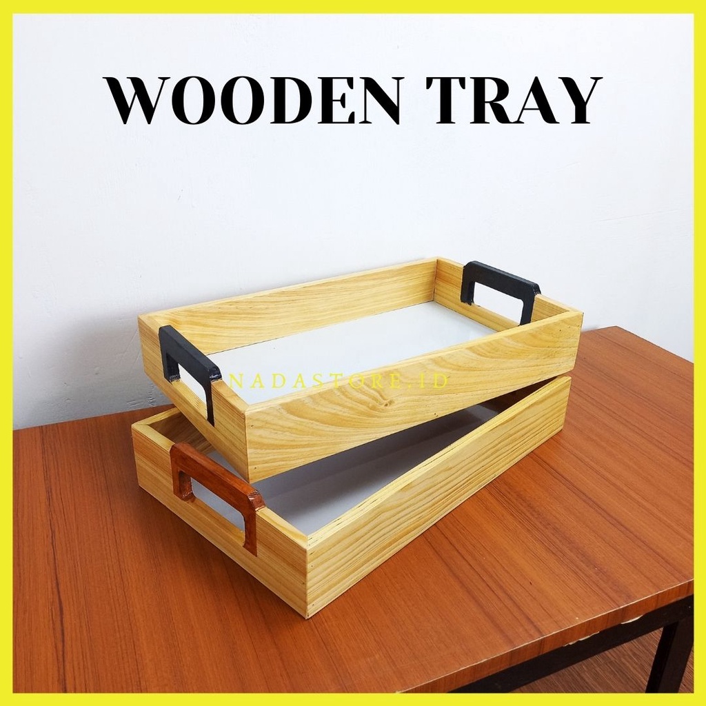 Jual NEW PRODUCT - WOODEN TRAY / NAMPAN KAYU / BAKI / WOODEN SERVING ...