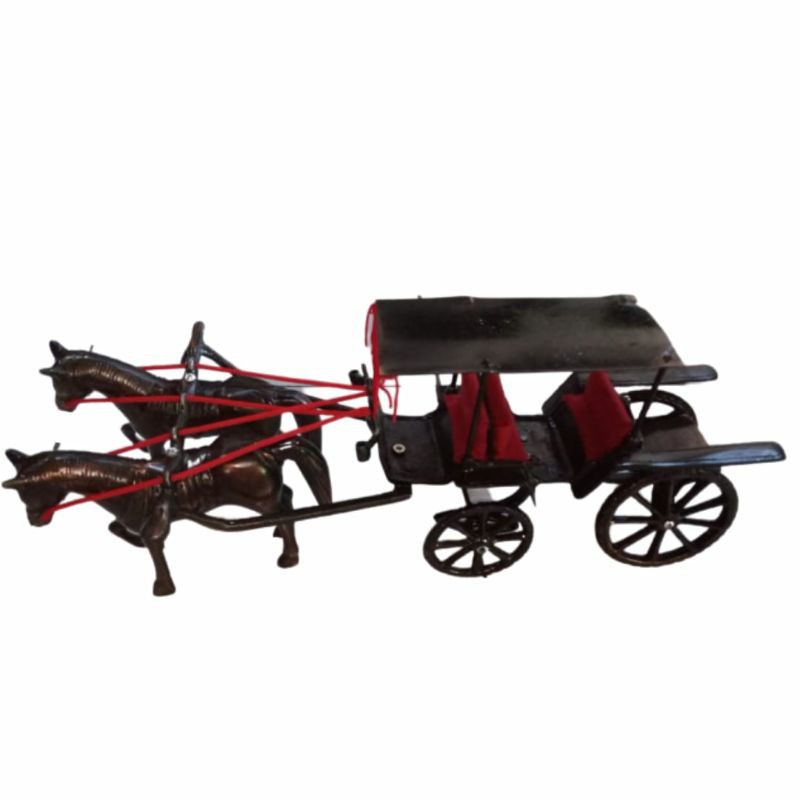 Jual MINIATUR-DELMAN-ANDONG-DUA-KUDA-BAHAN-BESI-SOUVENIR-PAJANGAN-YOGYAKARTA | Shopee Indonesia