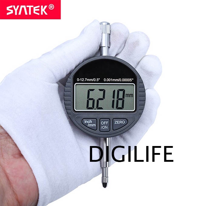 Jual Dial Indicator 0.001mm 0-12.7mm SYNTEK Ori Digital Indikator Probe ...