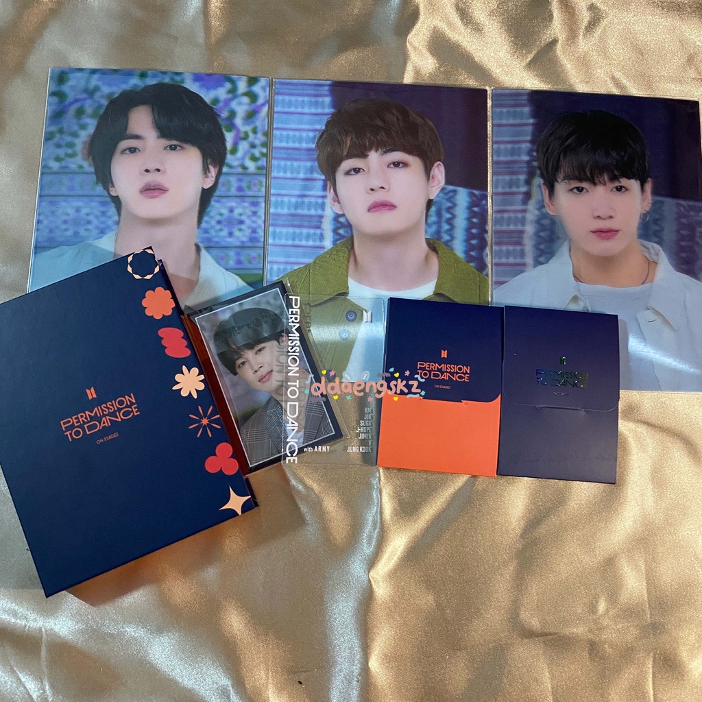 Jual BTS PTD Permission to Dance mini pc photocard set 3d photo message ...