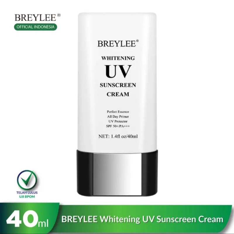 Jual BREYLEE UV Sunscreen SPF 50+,krim pelindung wajah (40ml) | Shopee ...