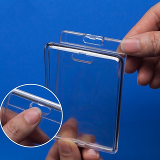 Jual Acrylic ID Card Holder Akrilik Bening Transparan Badge Name Tag ...