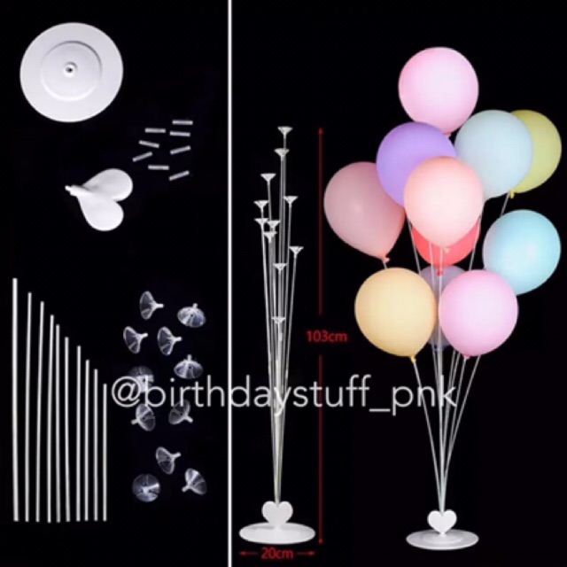 Jual Stand Balon Besi Tinggi 1M / Stand Balon Ulang Tahun / Stand Balon ...