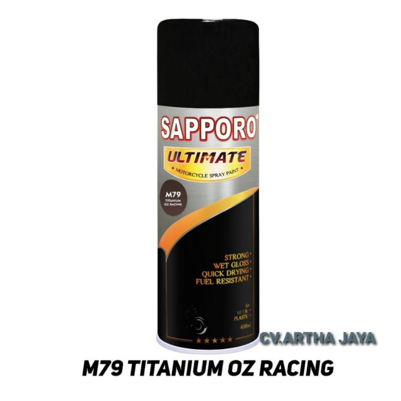 Jual SAPPORO ULTIMATE TITANIUM OZ RACING ( M79 ) 400ml | Shopee Indonesia