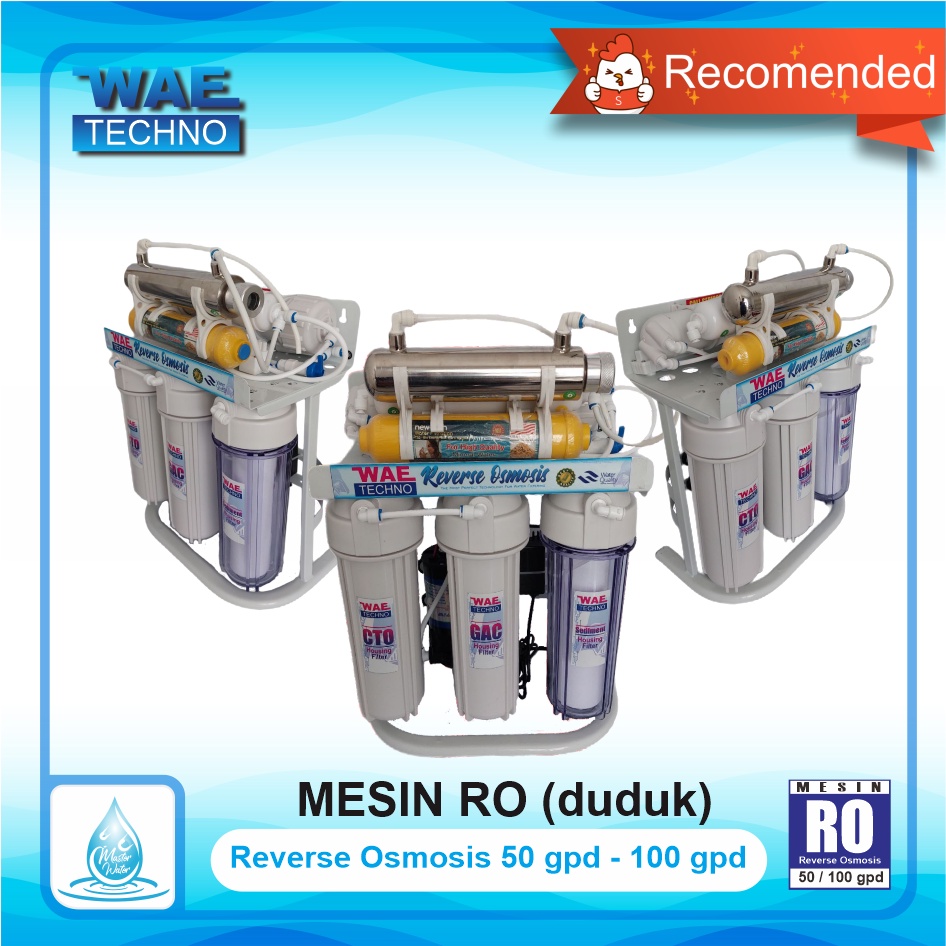 Jual Mesin RO 50 gpd - 100 gpd / mesin reverse osmosis / duduk | Shopee Indonesia