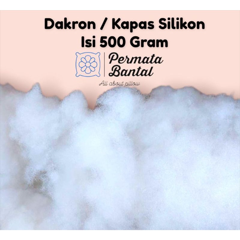 Jual Dakron/Kapas Silikon Grade AAA | HCS | ISI 500GRAM | Shopee Indonesia