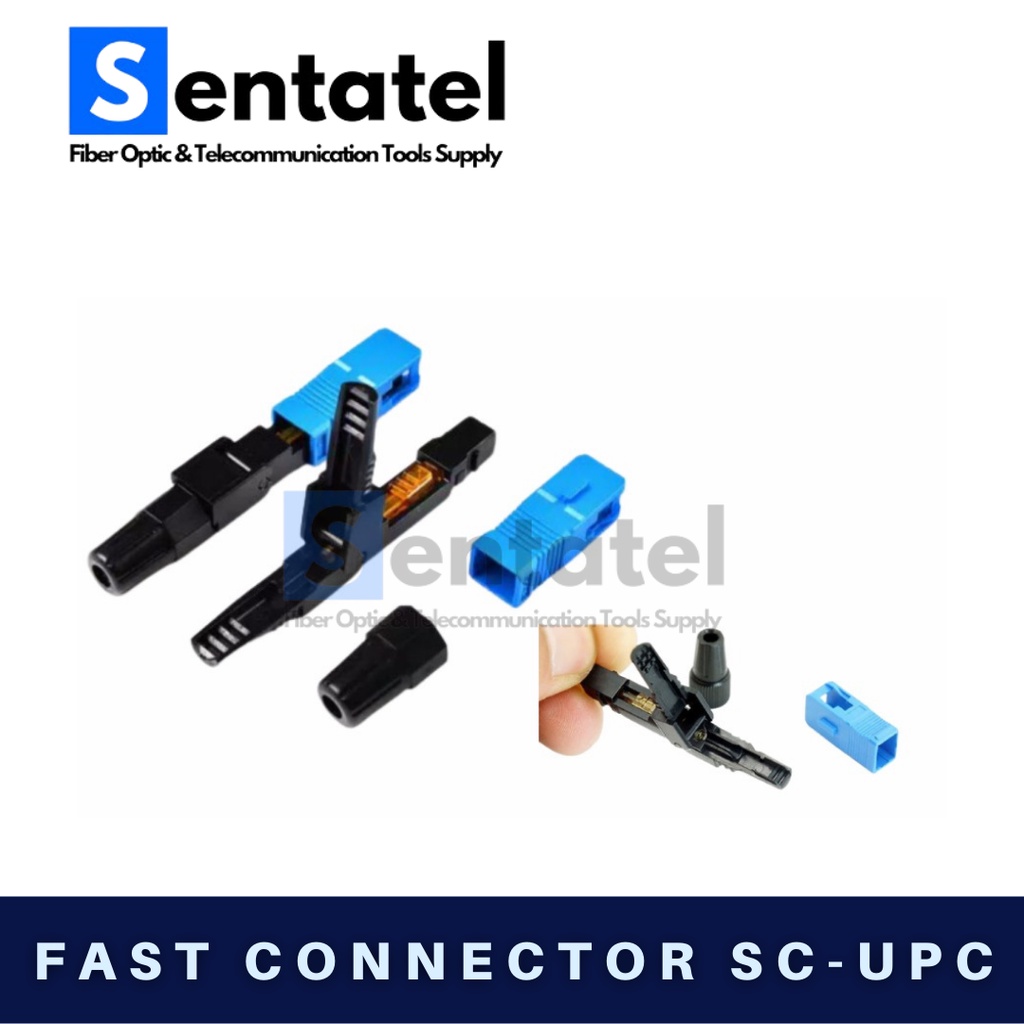 Jual Fast Connector SC UPC FTTH Fiber Optic Fast Connector | Shopee ...