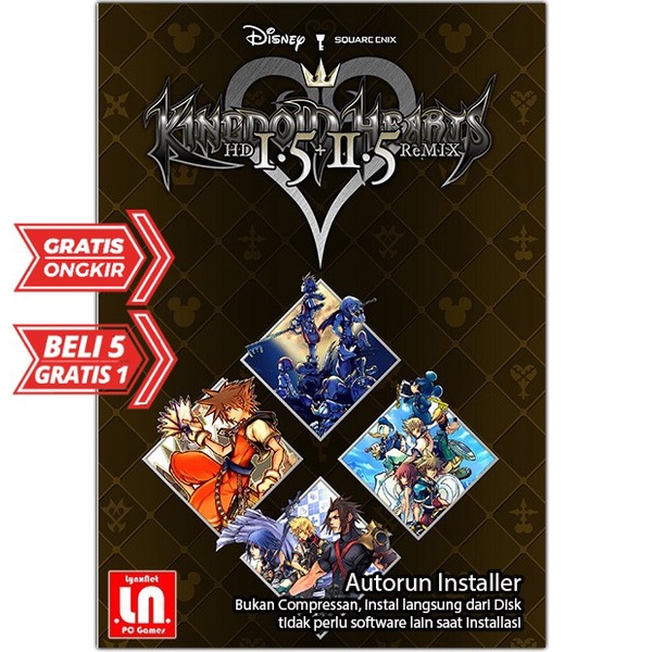 Jual Kingdom Hearts HD 1.5 and 2.5 ReMIX - PC Game Adventure - Download Langsung Play | Shopee ...