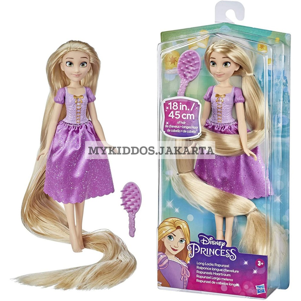 Jual Disney Princess Long Locks Rapunzel 18'' Long Blonde Hair Doll ...