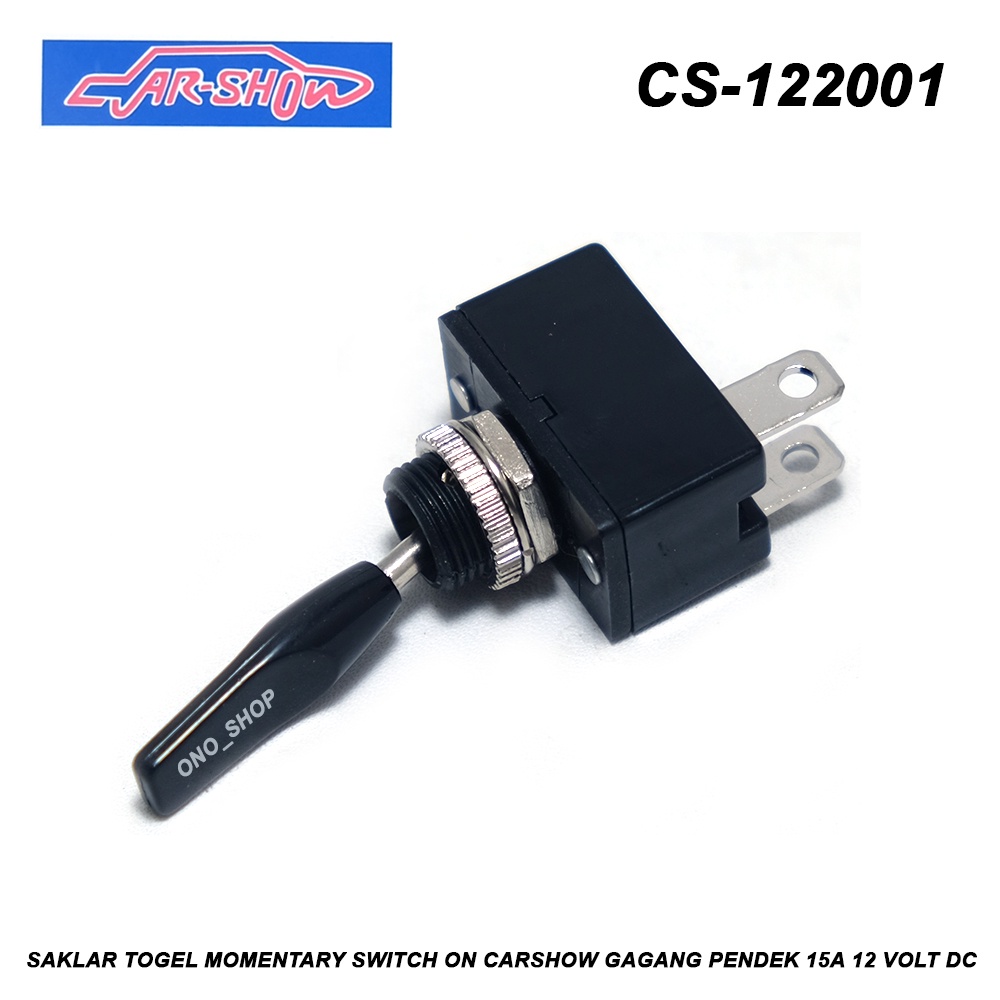 Jual Saklar Toggle Momentary Switch On Carshow Gagang Pendek 15A 12 ...