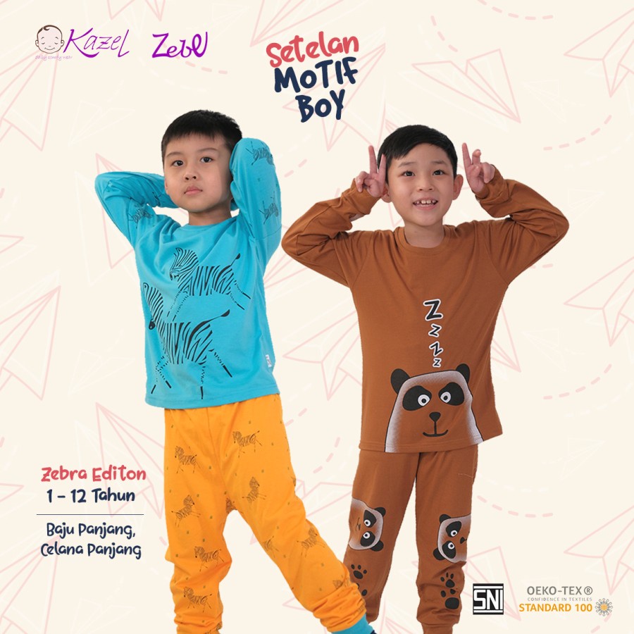 Jual Kazel - Setelan Panjang Boy | Shopee Indonesia