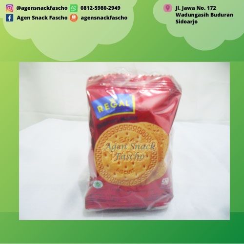 Jual Regal Marie Biscuit Renceng 12 gram (1 renceng isi 10 pcs ...