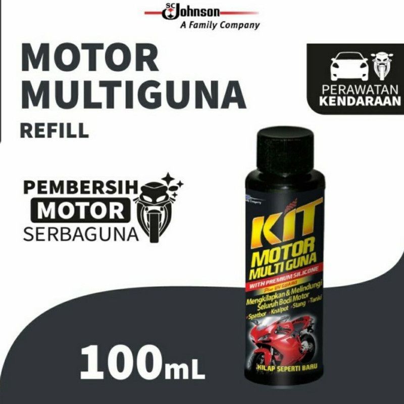 Jual Pengkilap Motor Kit Multiguna Refill Pembersih Motor 100ml ...
