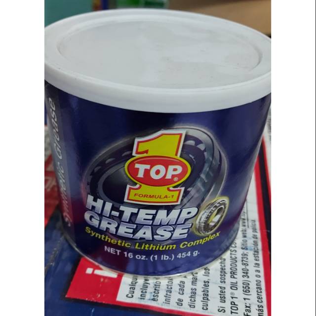 Jual Top1 Hi Temp GREASE 454 gram | Shopee Indonesia