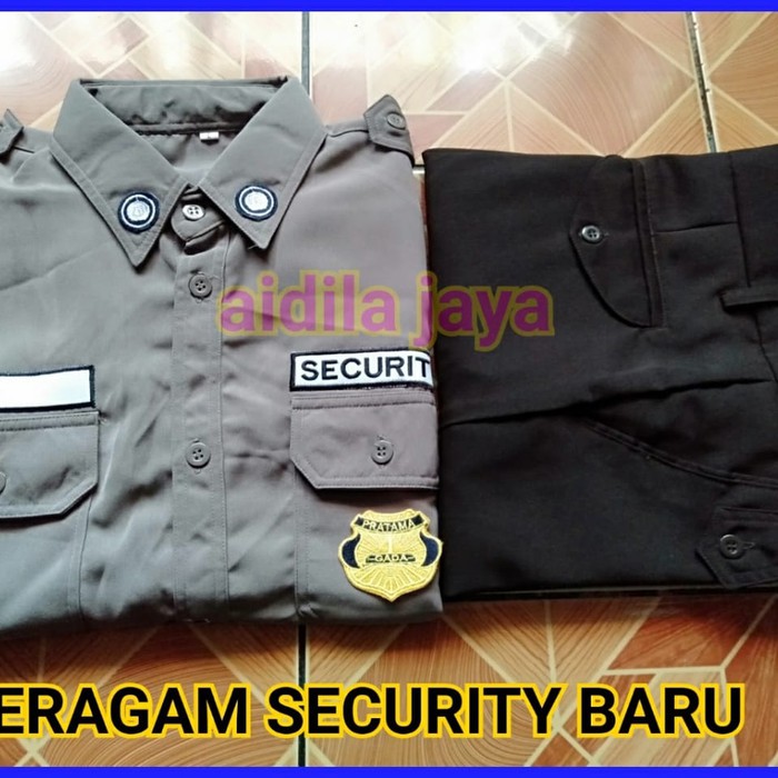 Jual Seragam Satpam seragam pdh satpam security baru model coklat ...