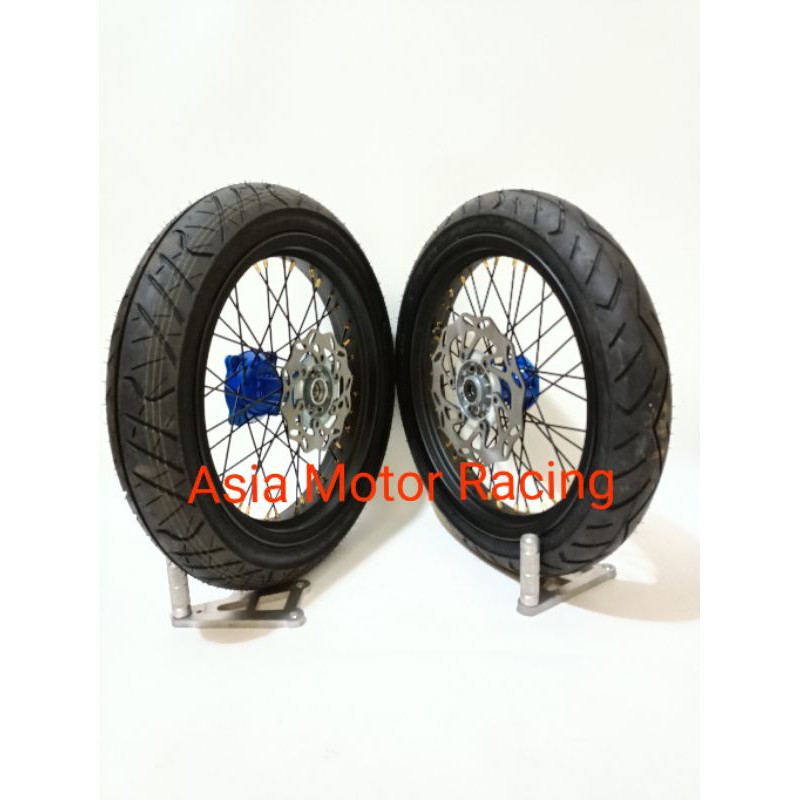 Jual Paketan Velg Supermoto Super moto CRF Klx Dtacker Bf 150 Paketan ...
