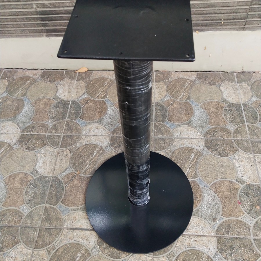 Jual KAKI MEJA / KAKI MEJA CAFE, TIANG 1 PLAT BULAT BESI | Shopee Indonesia