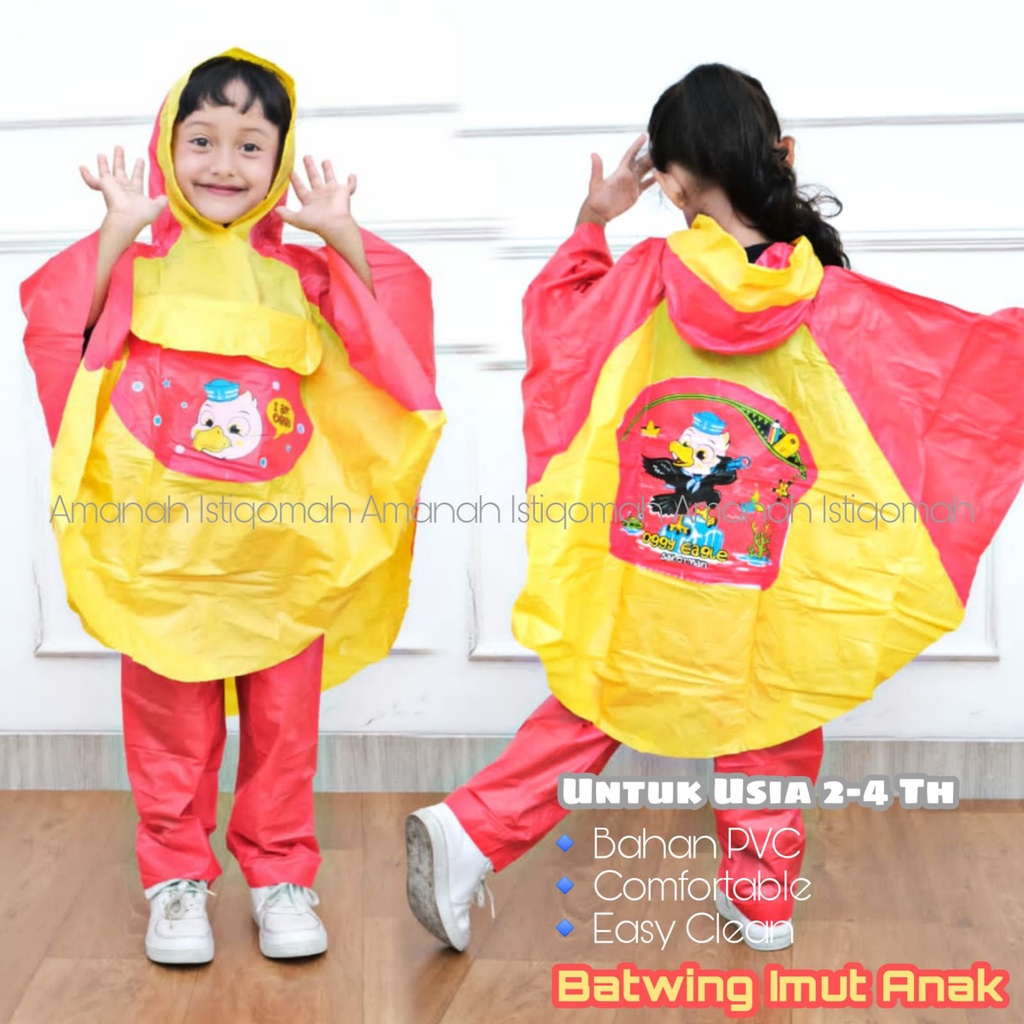 Jual Jas Hujan Batwing Imut Anak Setelan | Shopee Indonesia