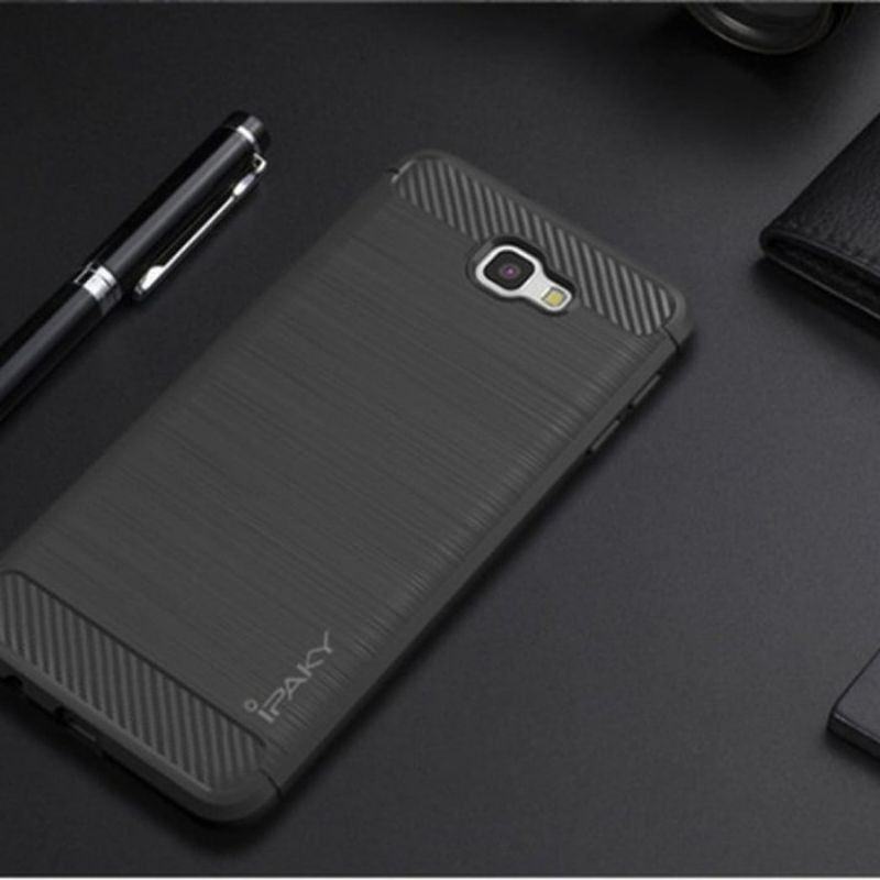 Jual SAMSUNG GALAXY J4 PLUS CASE SLIM FIT CARBON SOFTCASE FIBER MULTI ...