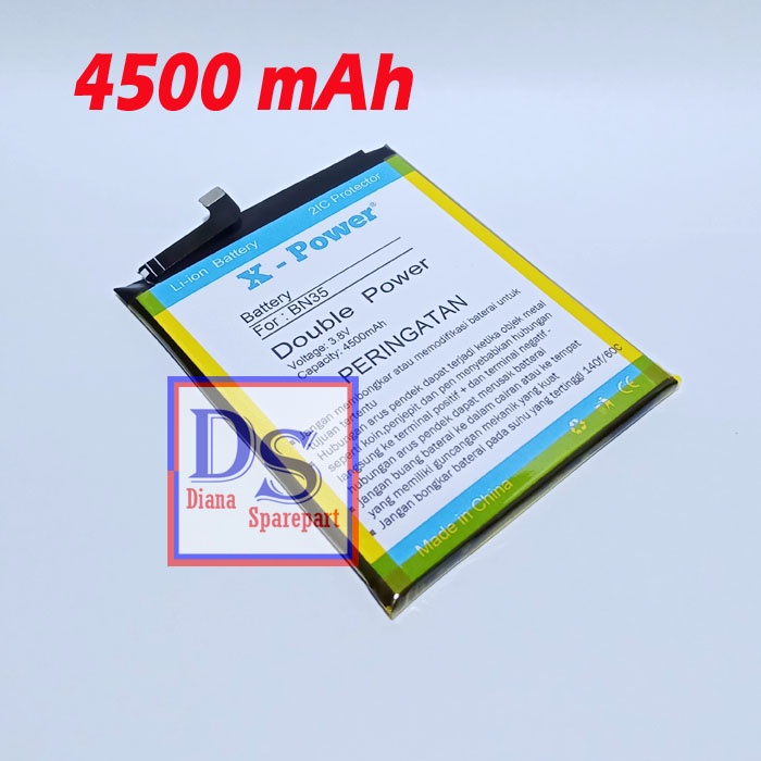 Jual Baterai Xiaomi Redmi 5 BN35 Batu Batre Battery Tanam Double Power ...