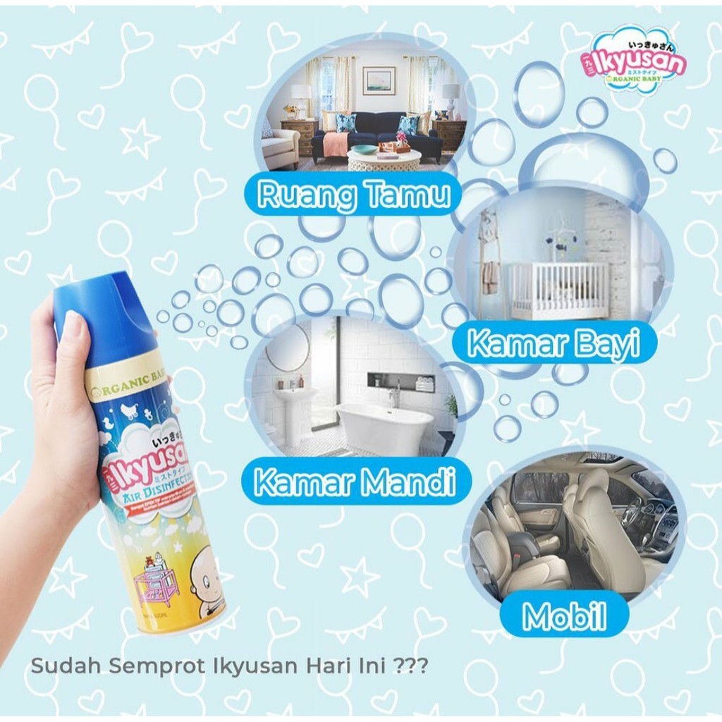 Jual Ikyusan Air Disinfectant 360ml&100ml (khusus jabodetabek&Pulau ...