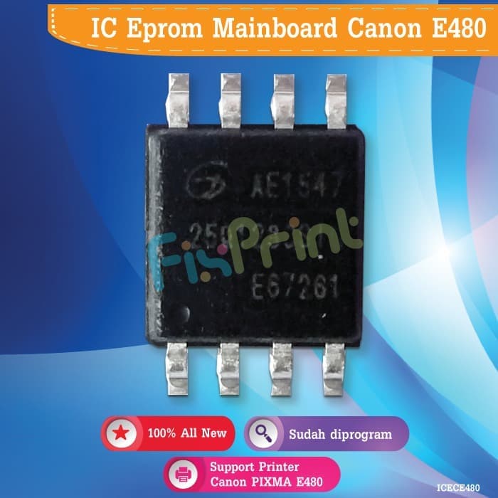 Jual IC Eprom Eeprom Canon E480 Resetter IC Reset Counter Printer E-480 FPTS1442 | Shopee Indonesia