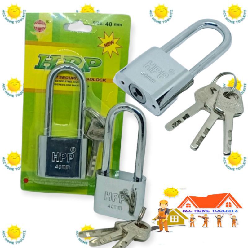 Jual Gembok Vico 40MM 50MM 60MM Panjang Pendek / Gembok Putih HPP 30MM ...