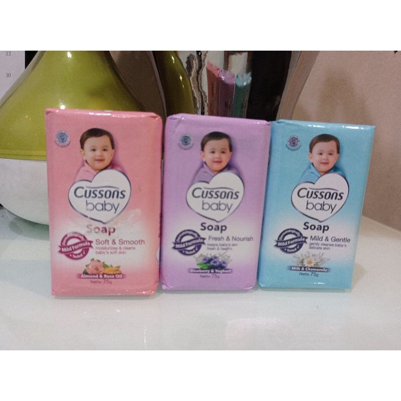 Jual Cusson baby soap bar 75 gr/sabun mandi cusson | Shopee Indonesia
