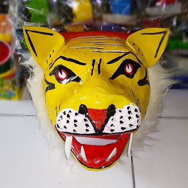 Jual TOPENG MACAN KERTAS KESENIAN TRADISIONAL | Shopee Indonesia