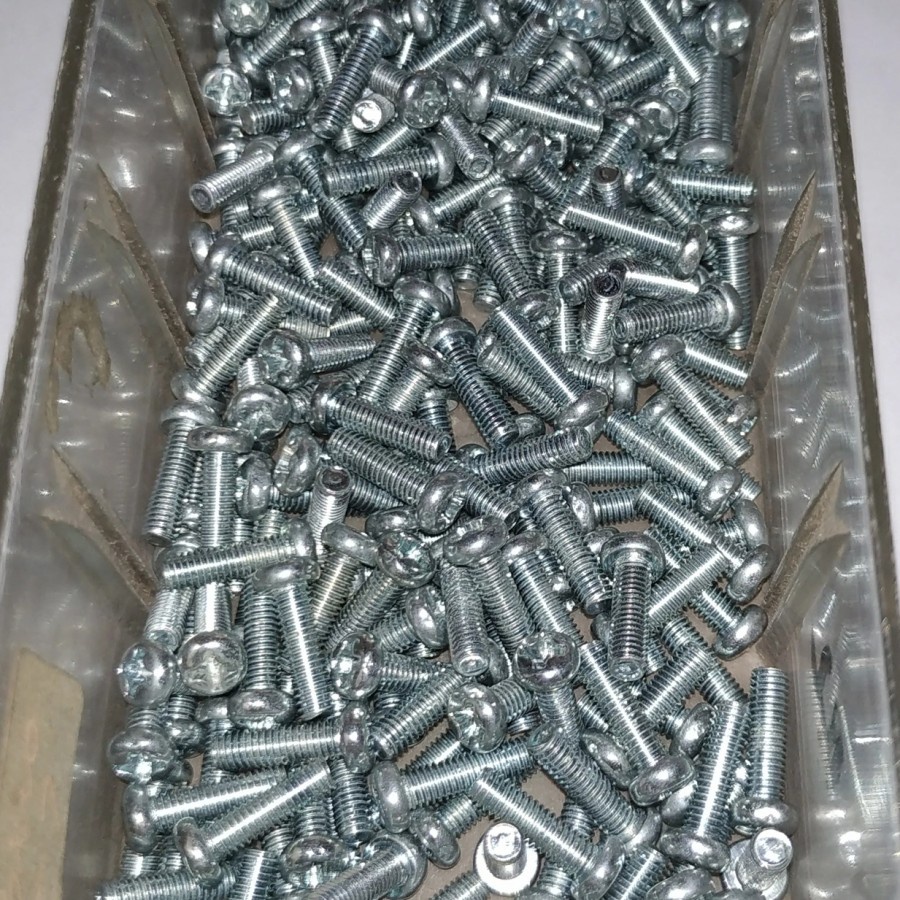 Jual BAUT 3MM 3 X 10MM + MUR 3MM (100 set) | Shopee Indonesia