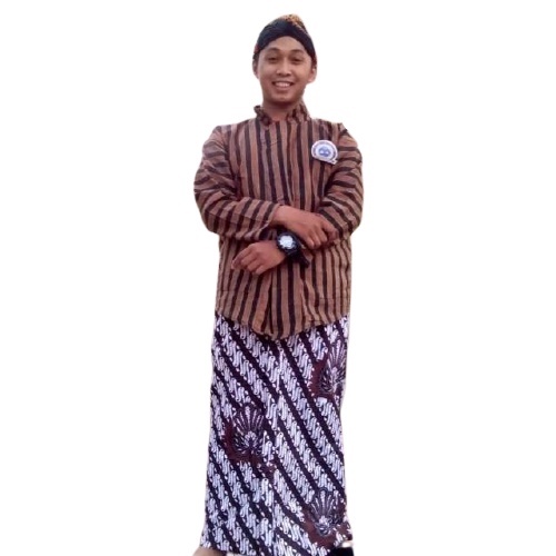 Jual Baju Surjan Lurik Hitam Coklat+Jarik Bonus Blangkon / Set baju ...