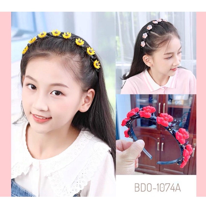 Jual Bando Anak/ Bandana Anak Kepang Rambut Anak / Bando Jepit Korea ...