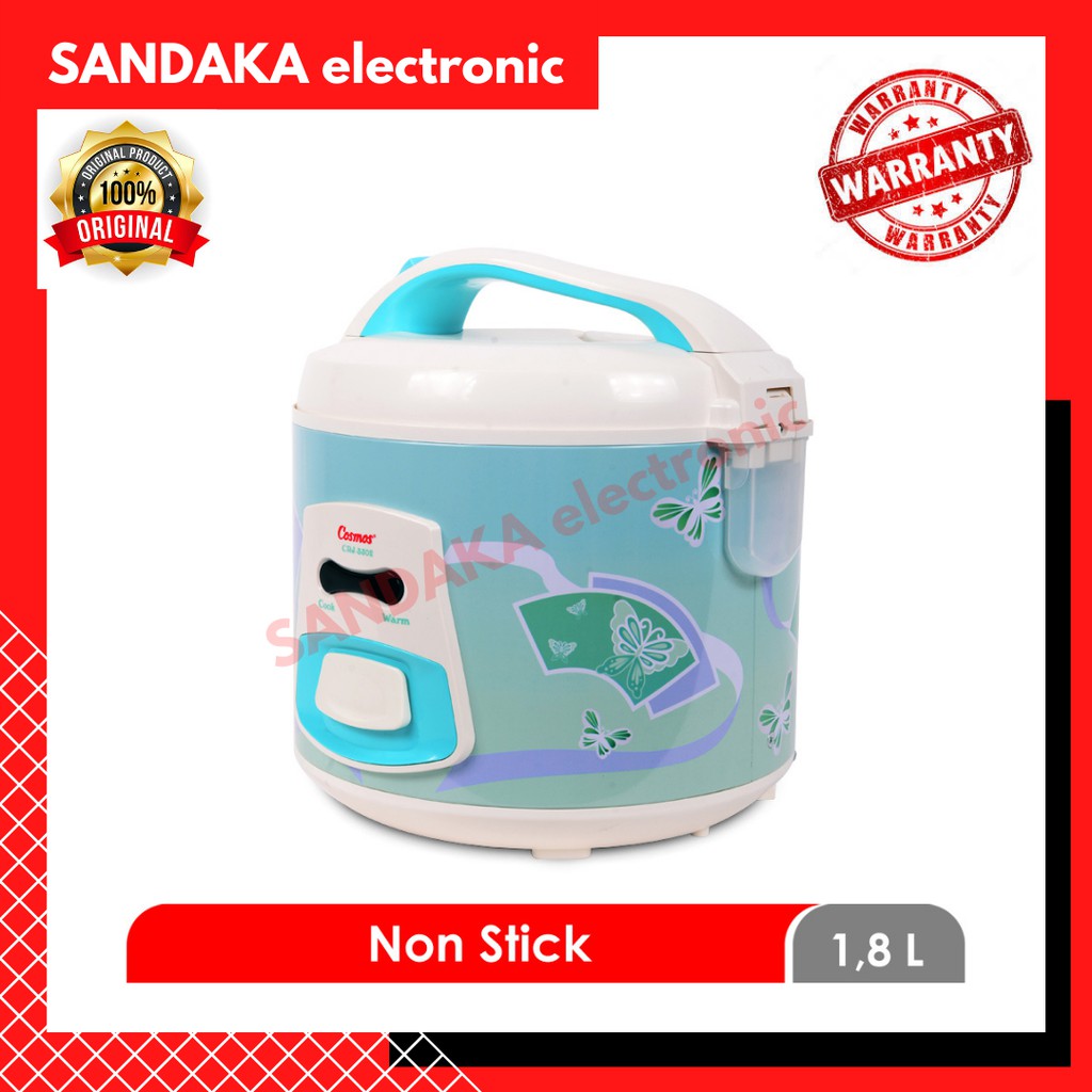 Jual Cosmos 3302 CRJ - Rice Cooker 1,8 Liter - Magic com - Rice Cooker ...