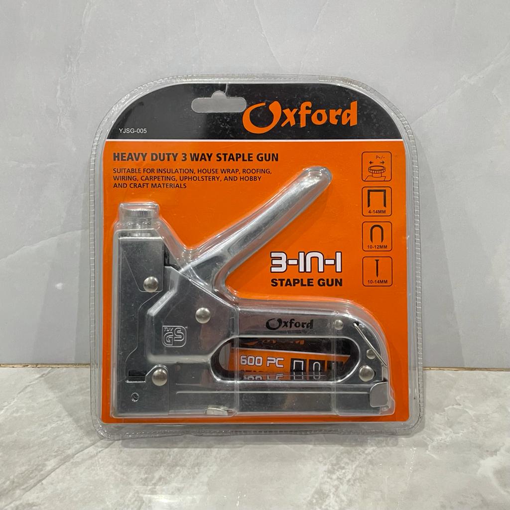 Jual Stapler Tembak 3 in 1 Oxford / Staple Gun Tacker / Staples ...