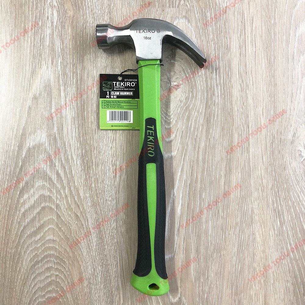 Jual Palu Kambing 16 OZ / Claw Hammer (GT-CH1239) - TEKIRO | Shopee ...
