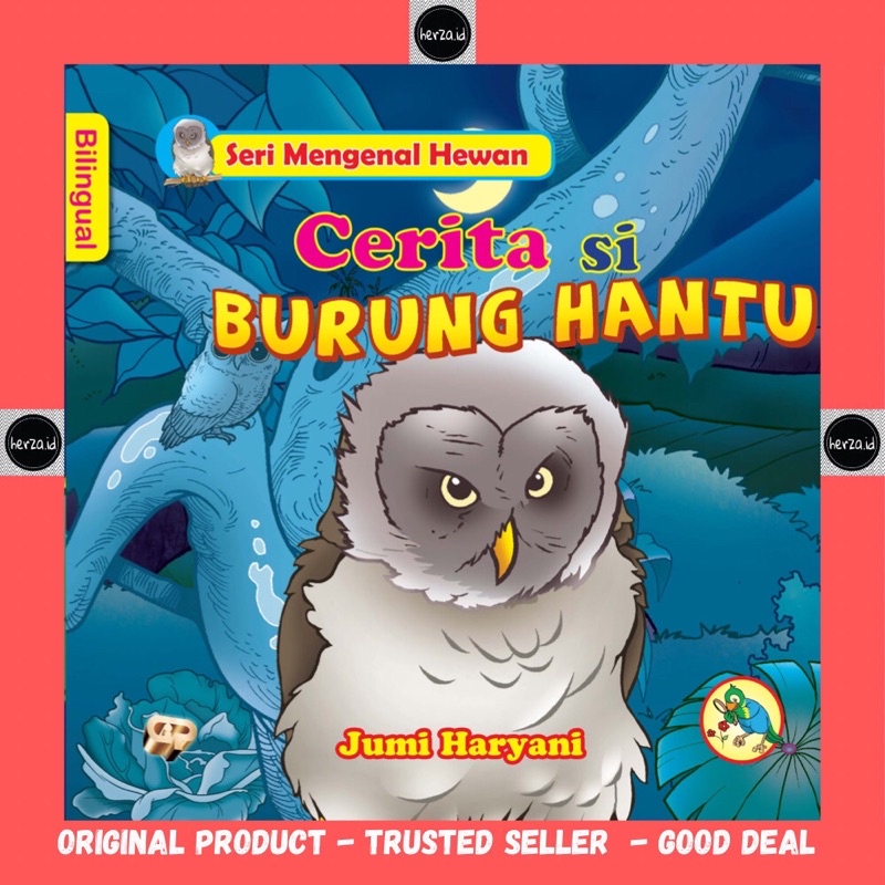 Jual Cerita Si Burung Hantu (seri mengenal hewan) Gema insani kids buku ...