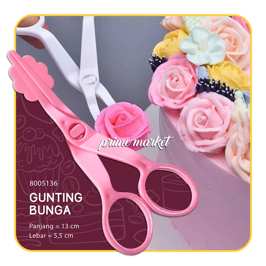 Jual Gunting Bunga / Gunting Mawar /Cake Decoration Scissors Alat ...