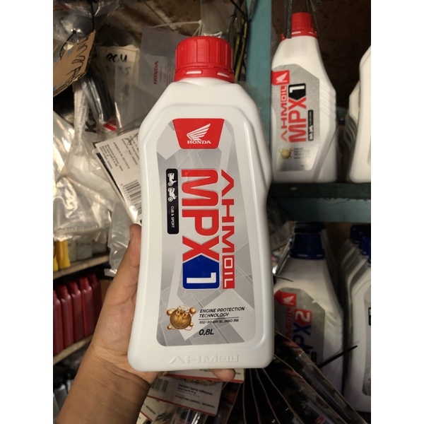Jual AHM OIL MPX-1 800mL 10W-30 SL JASO MA / MPX 1 Honda New | Shopee ...